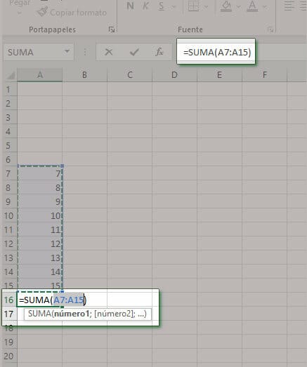 Como usar la Autosuma en Excel (más 7 trucos muy útiles)