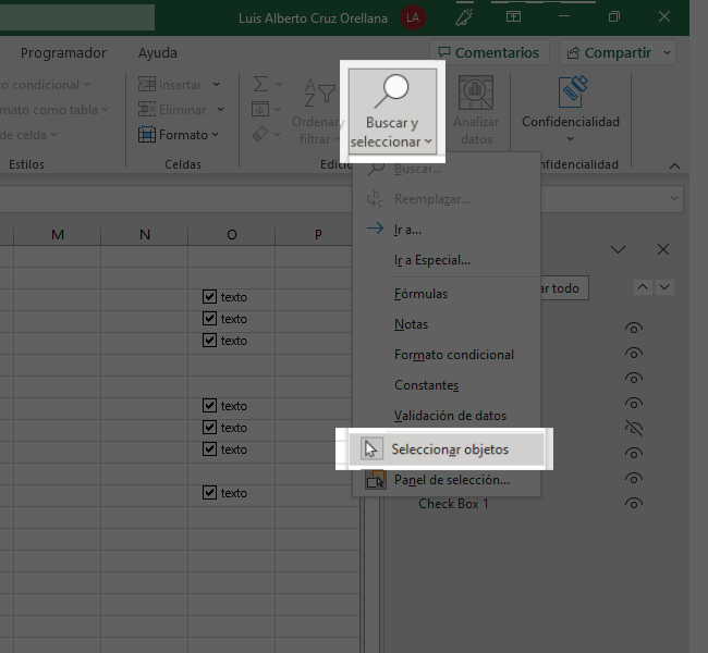 Como insertar un Check en Excel - Excel fácil para mi