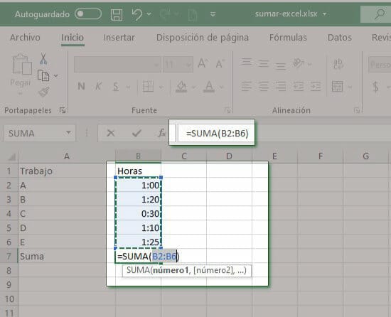 Como sumar horas en Excel: La guía completa 2024